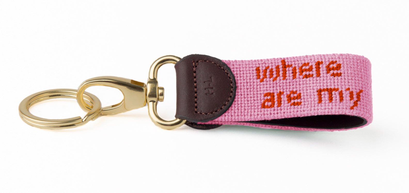 Needlepoint Key Fobs (Key Rings) – Harding-Lane – Harding Lane